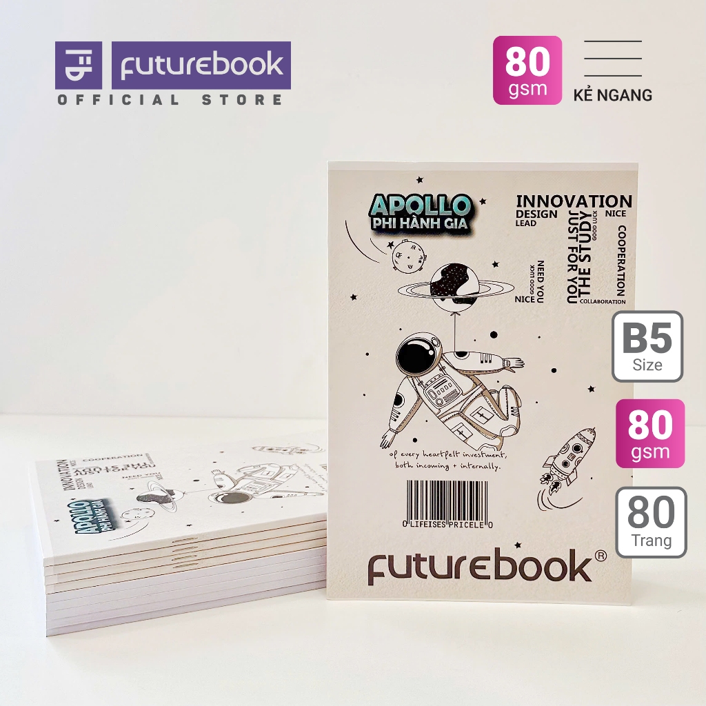 [SALE Lốc10] Vở Kẻ Ngang FUTUREBOOK B5 120/200 trang 80/70 GSM | Shopee Việt Nam