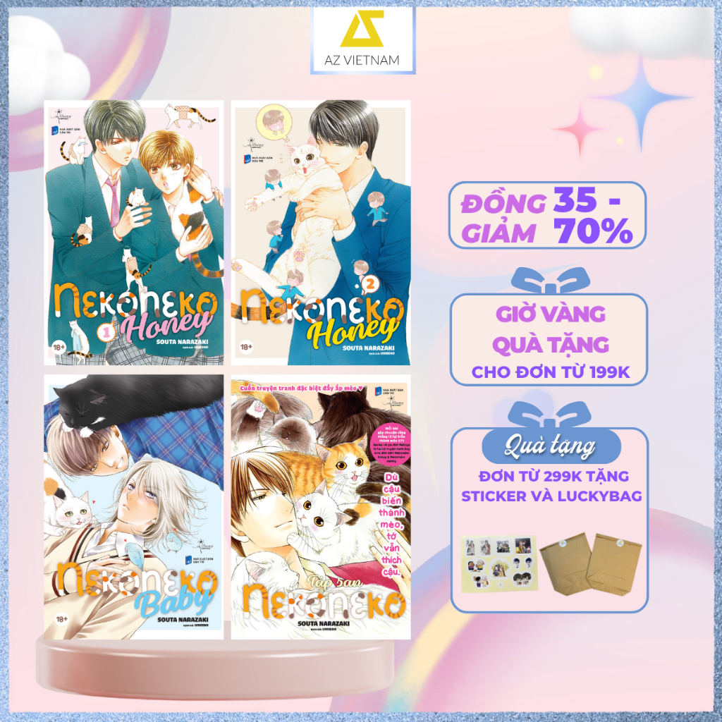 Sách - Neko Neko HONEY + Neko Neko BABY + Tập San Nekoneko (Link Chọn ...