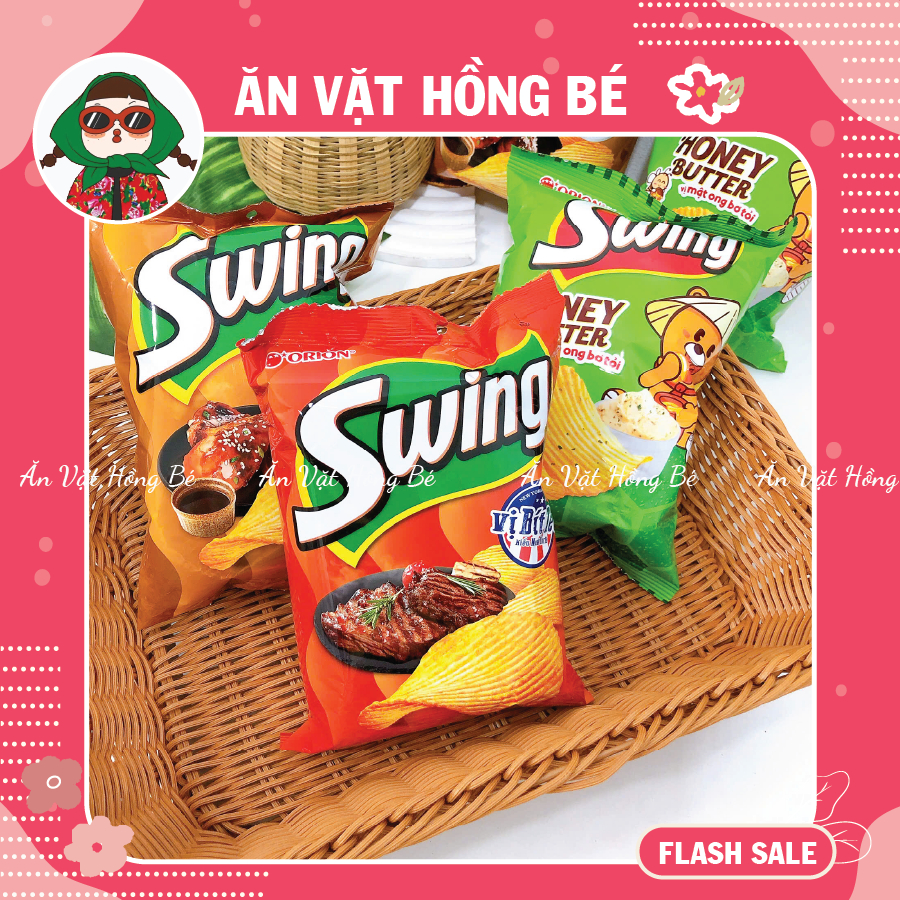 [COMBO 5 GÓI ] Bim bim SWING khoai tây đủ vị, Snack Orion phiên bản mới ...