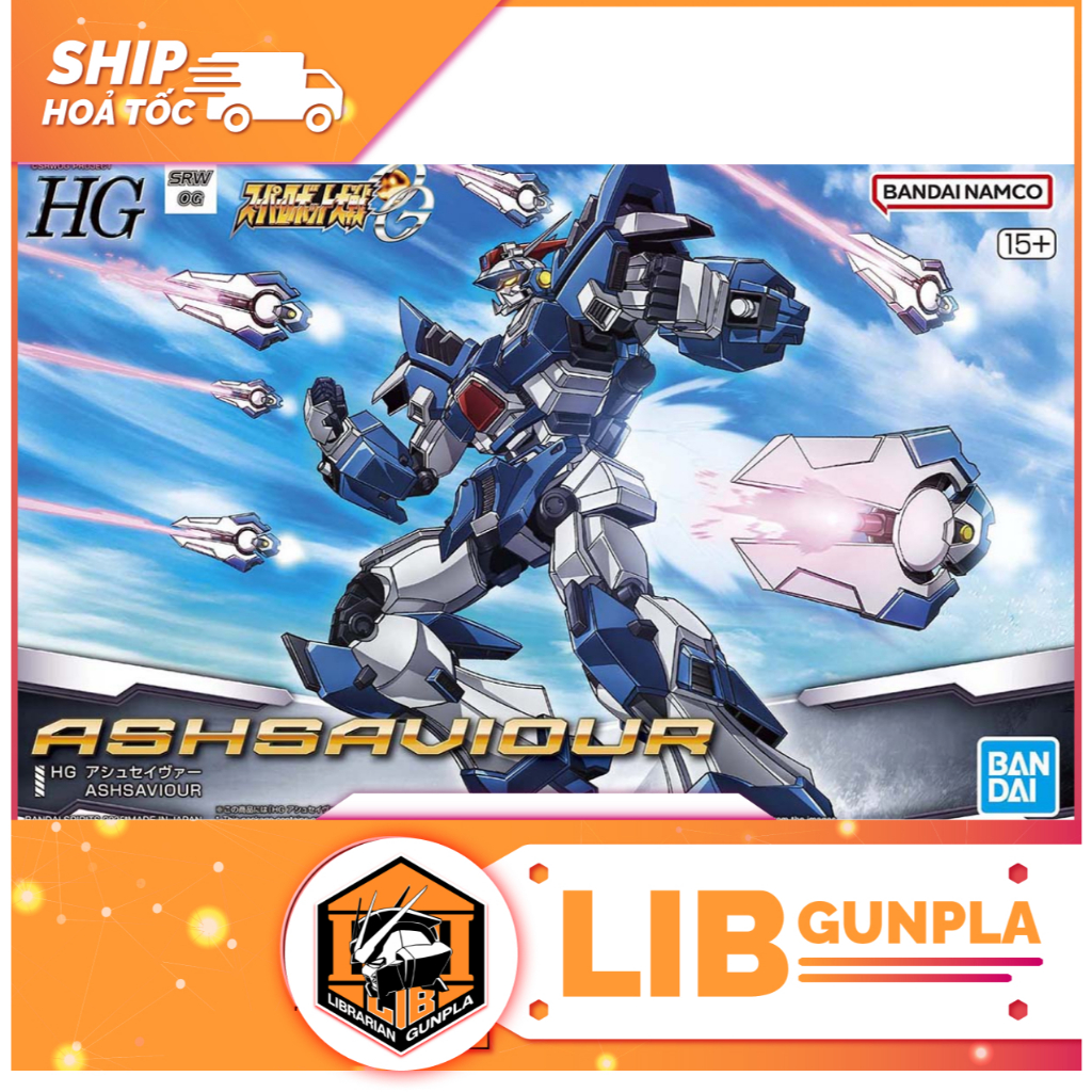 Đồ chơi mô hình lắp ráp Bandai HG Super Robot Wars Ashsaviour | Shopee ...