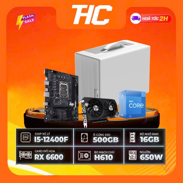 PC Hackintosh i5 12400F RX6600 RAM 32GB – Chạy macOS Ventura/Sonoma ...