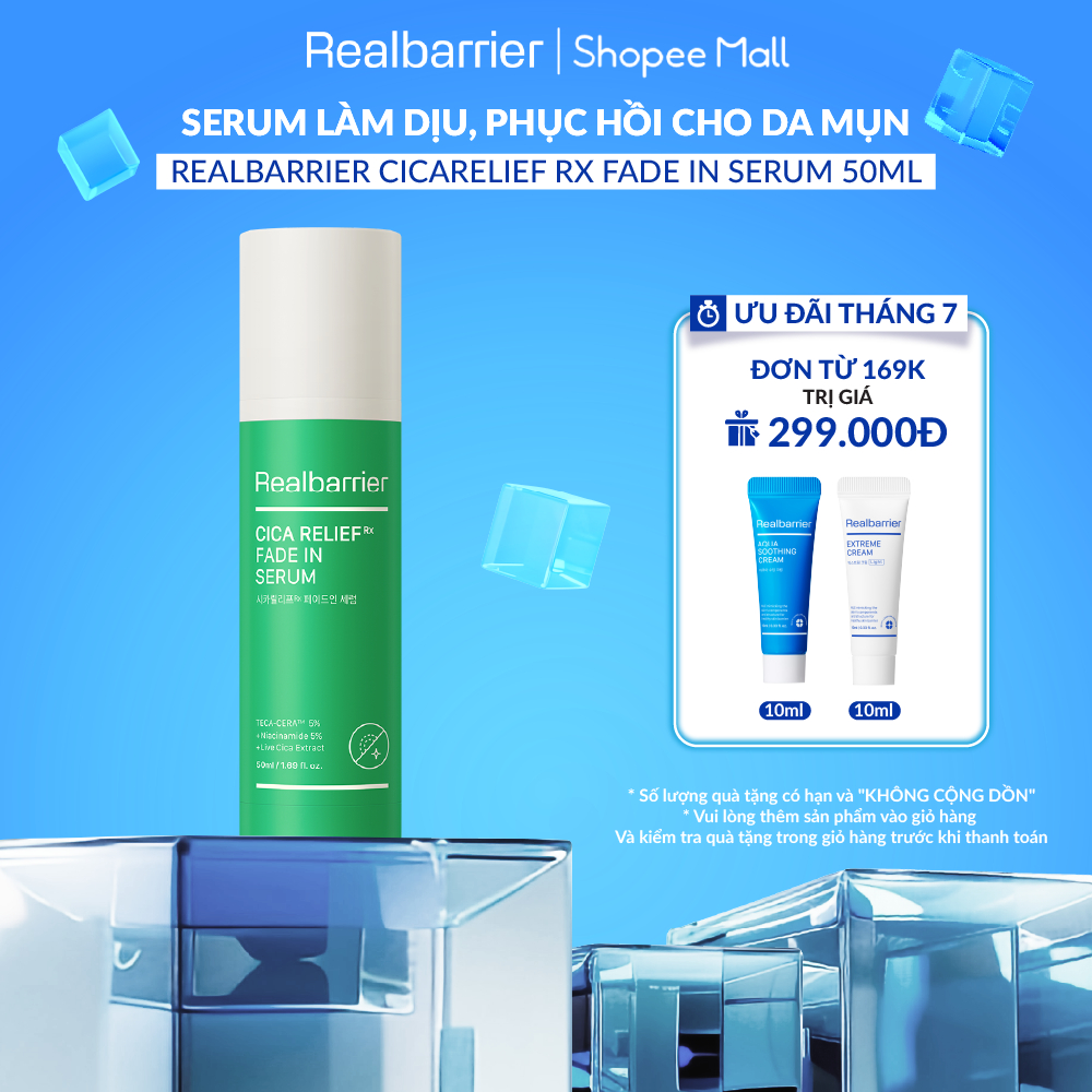 Tinh chất dịu da và mờ thâm Real Barrier Cicarelief Rx Fade In Serum 50ml | Shopee Việt Nam