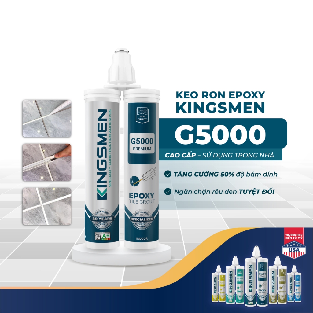 Keo chà ron Kingsmen G5000, chống thấm nhà vệ sinh, nhà tắm, chống bám dính, ẩm mốc | Shopee ...