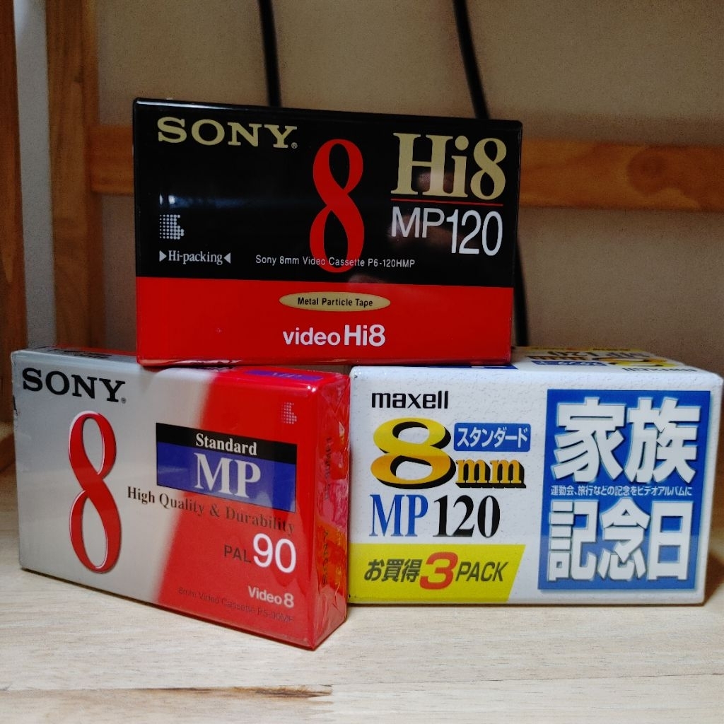 BĂNG MÁY QUAY VIDEO 8 - Hi8 - DIGITAL 8 MỚI 100% ! | Shopee Việt Nam