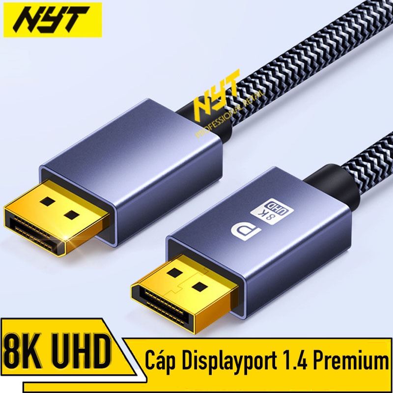 Dây Displayport 8K UHD Aluminum Nylon Braided Cao Cấp | Shopee Việt Nam
