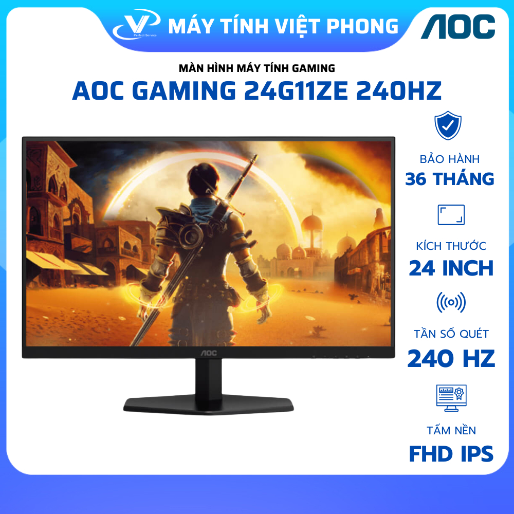 MÀN HÌNH GAMING 240HZ AOC 24G11ZE - 27G42E - 25G42E (/FHD/FAST IPS ...