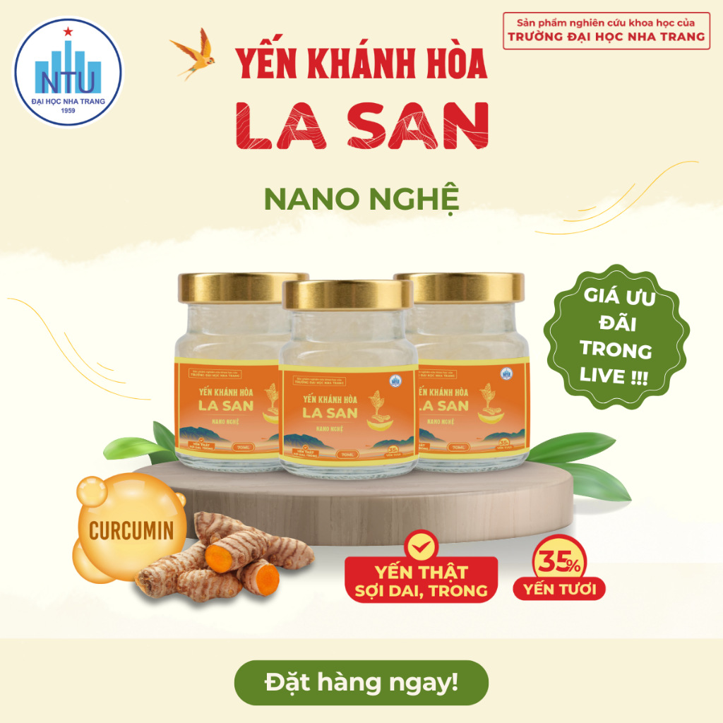 [35% YẾN TƯƠI] Yến Khánh Hoà La San Nano Nghệ Bảo Vệ Và Cải Thiện Hệ ...