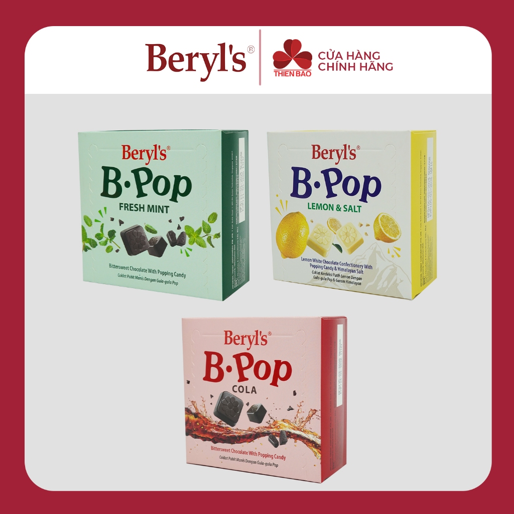 Socola Beryl's B-Pop (Cola/Lemon&Salt/Mint) - Hộp 50g | Shopee Việt Nam