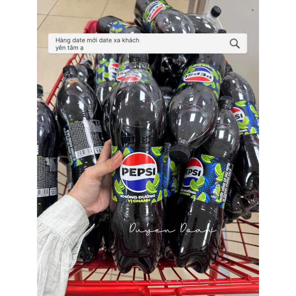 [ Sẵn Hàng] Pepsi Chanh Không Calo/vị thường chai 1,5 lít | Shopee Việt Nam