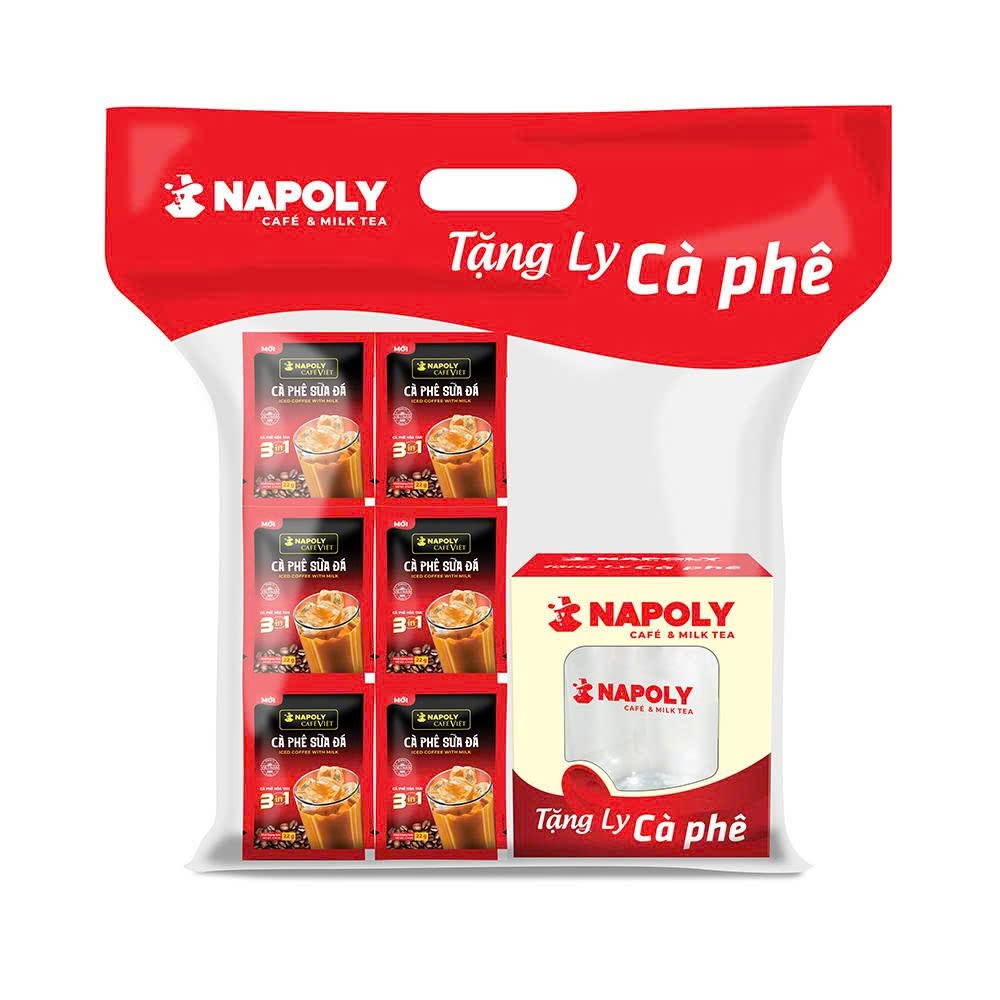 [Napoly coffee] Cà Phê Hòa Tan NAPOLY SỮA ĐÁ 3IN1 Thơm Ngon, Đậm Vị, Cà ...