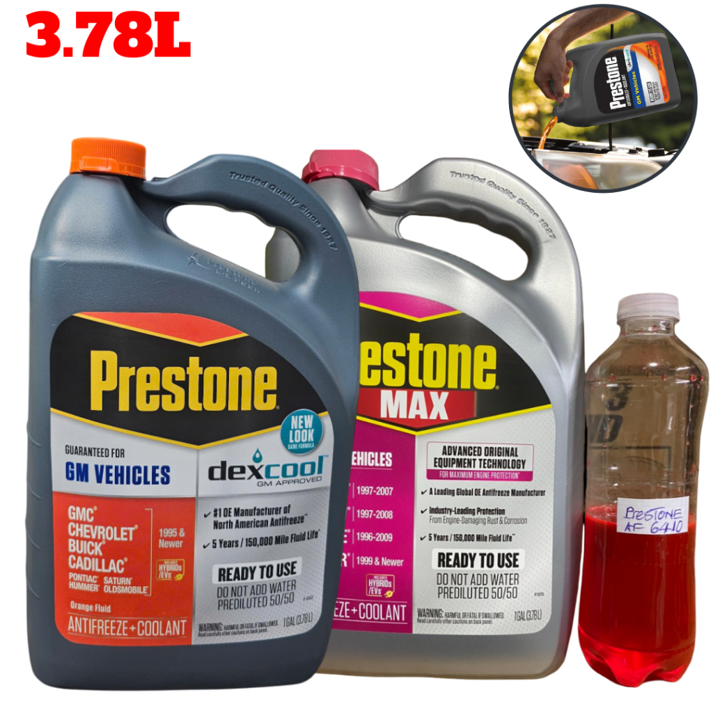 [GRAP-NOW] Nước Làm Mát Động Cơ Prestone Cao Cấp Màu Cam - Đỏ 3,78L ...