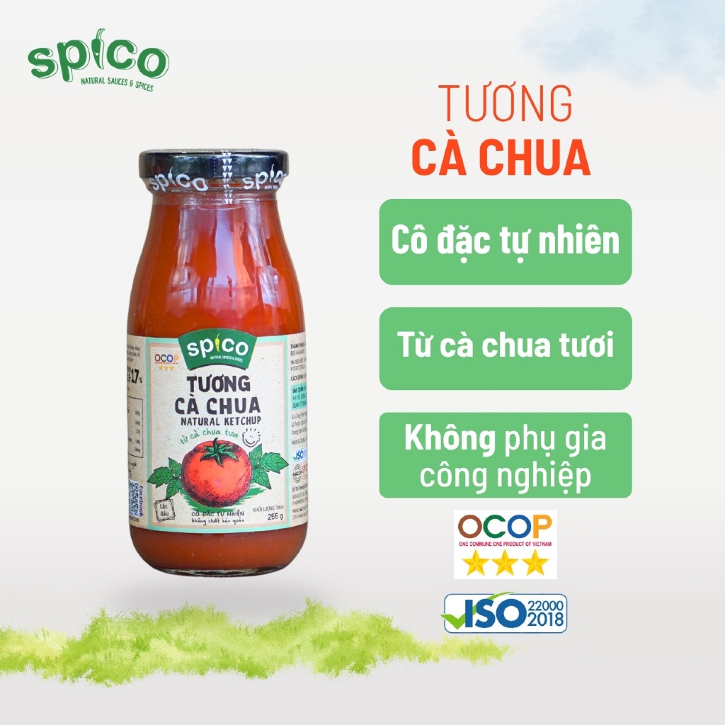 TƯƠNG CÀ CHUA SPICO 255g brix 15 cô đặc tự nhiên | Shopee Việt Nam