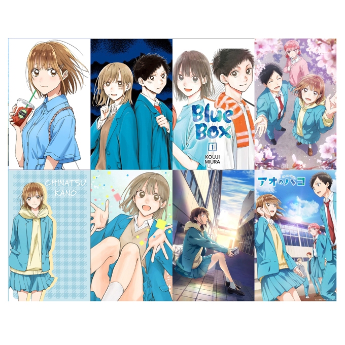 Bộ ảnh lomo card ảnh Blue box Taiki Inomata Chinatsu Kano Chinatsu Kano ...