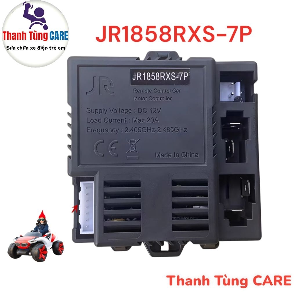 [JR1858-7P] Bo Mạch Ô Tô Điện Trẻ Em JR1858RXS-7P 12V theo xe địa hình ...