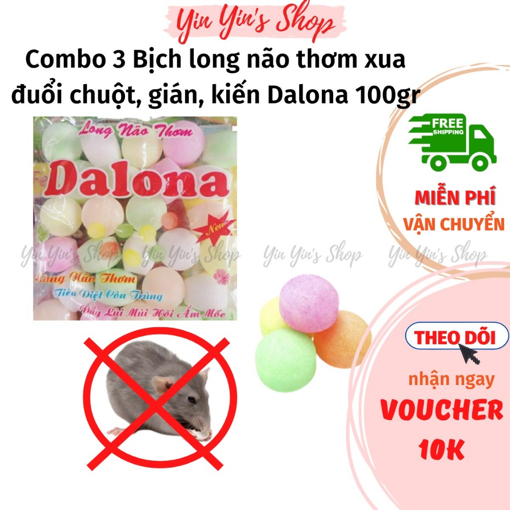 Combo 3 Bịch Long Não Thơm Diệt Và Xua Đuổi Chuột, Gián,Kiến Và Côn ...
