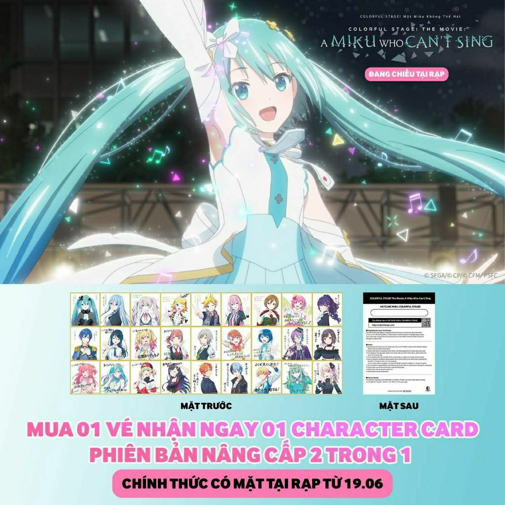 Thẻ Card Miku MOVIE “Colorful Stage! The Movie: A Miku Who Can’t Sing ...