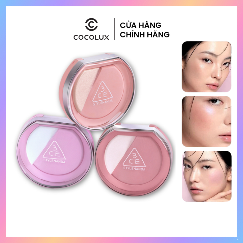 Phấn Má Hồng Bắt Sáng 3CE Blush Lighter Mịn Lì | Shopee Việt Nam