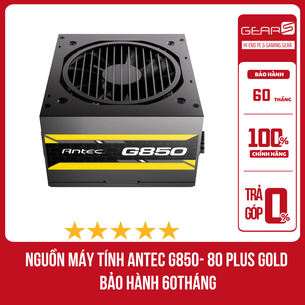 Nguồn Máy Tính Antec G850 - 850w 80 Plus Gold - Bảo Hành 60 Tháng | Shopee Việt Nam