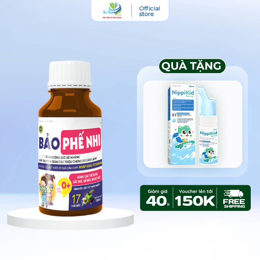 Siro Ho 3in1 Cho Bé Bảo Phế Nhi - Hỗ Trợ Tăng Đề Kháng, Giảm Ho, Giải Cảm Tất Thành Pharma ...