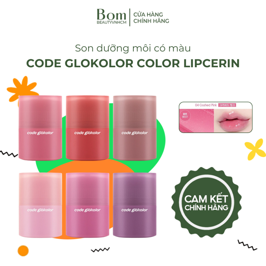 Dưỡng Môi Có Màu Code Glokolor Color Lipcerin 15ml | Shopee Việt Nam