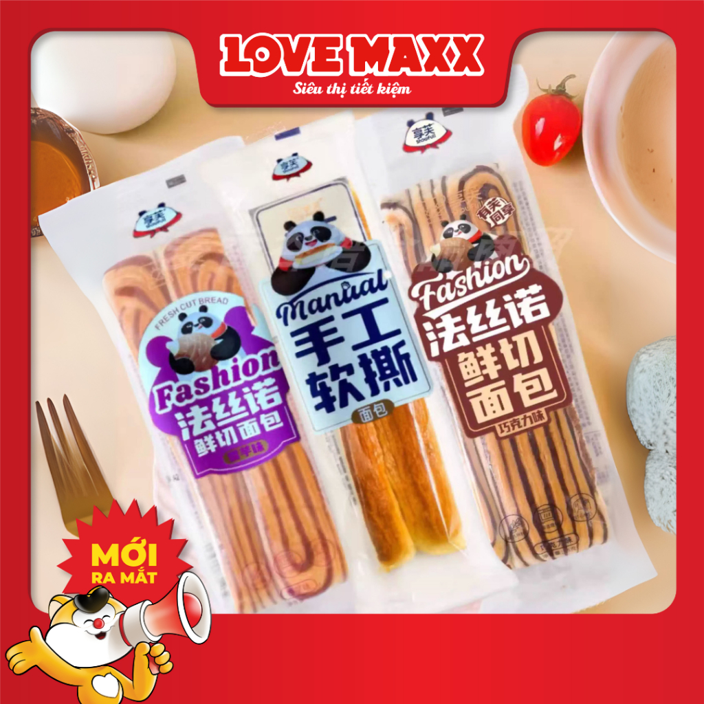 Bánh Mỳ Cắt Tay Thủ Công You Shi Le 100g Mềm Ẩm Vị Socola Vị Khoai Môn ...