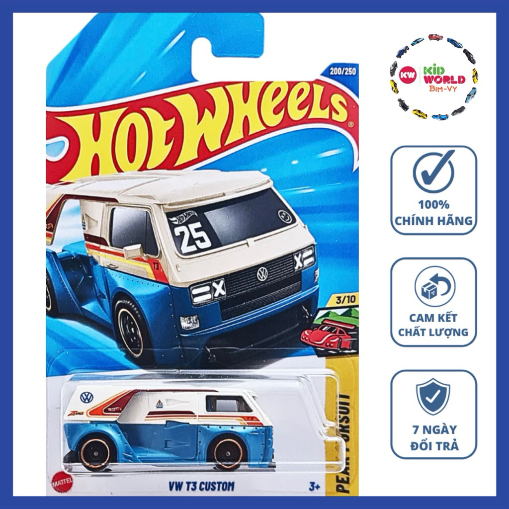 Xe mô hình Hot Wheels basic VW T3 Custom JBB21. | Shopee Việt Nam