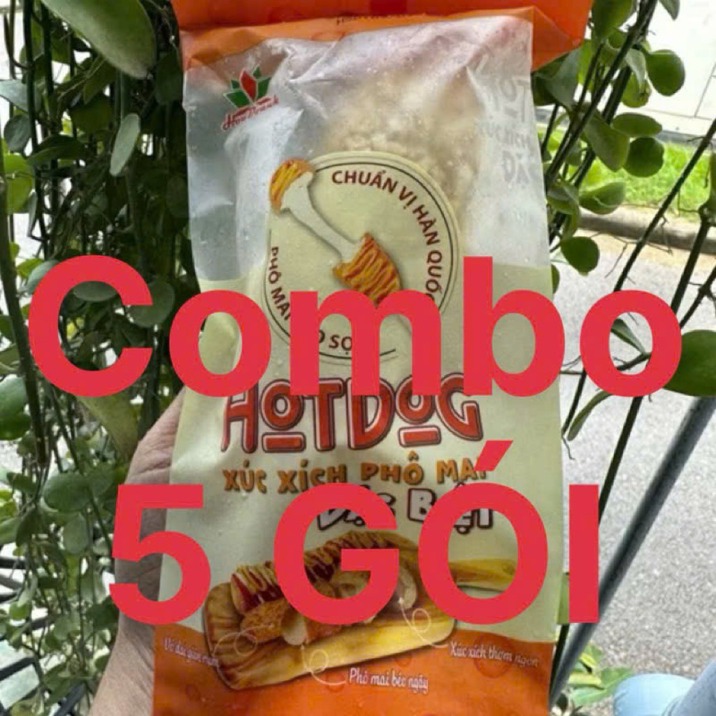 5 CÁI HOTDOG XÚC XÍCH PHÔ MAI HOA DANH 1CÂY 125G | Shopee Việt Nam