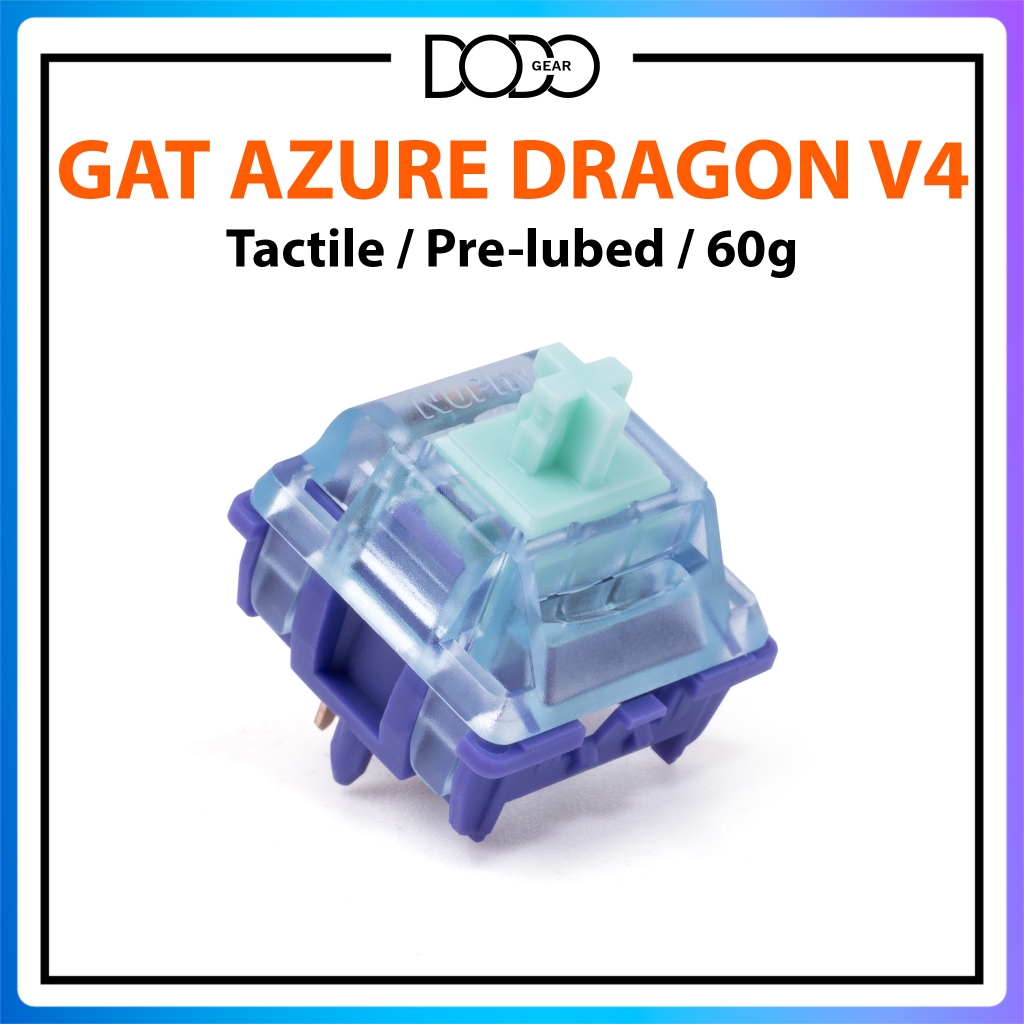 Switch Gateron Azure Dragon V4 5 PIN Tactile 60g tản led tốt công tắc bàn phím Switch Gateron ...