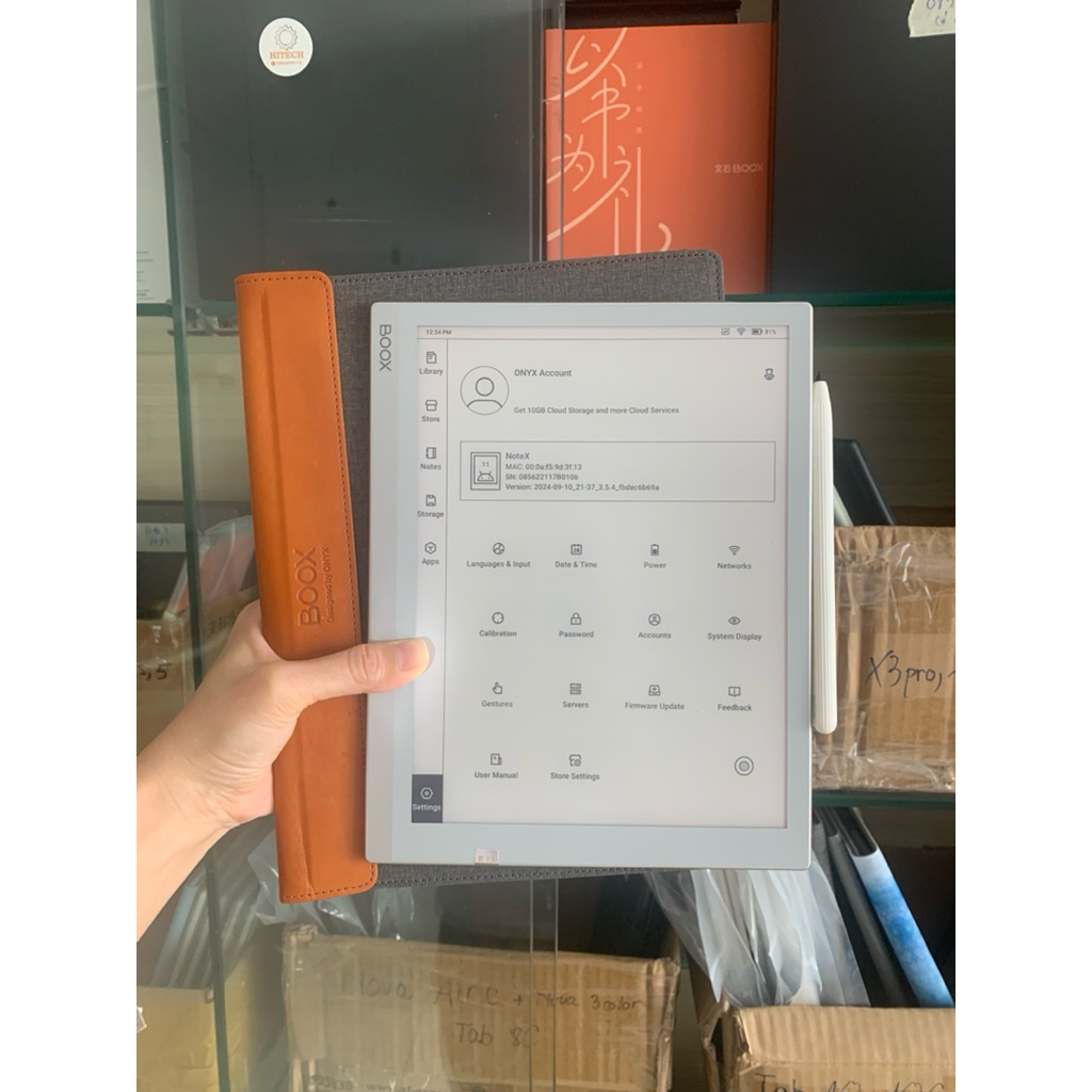 MÁY ĐỌC SÁCH BOOX NOTE X - LIKE NEW (BẢN NỘI ĐỊA BOOX NOTE AIR 2 ...