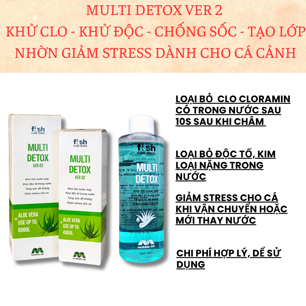 Multi Detox Ver 2 - khử Clo, độc tố và kim loại nặng | Shopee Việt Nam