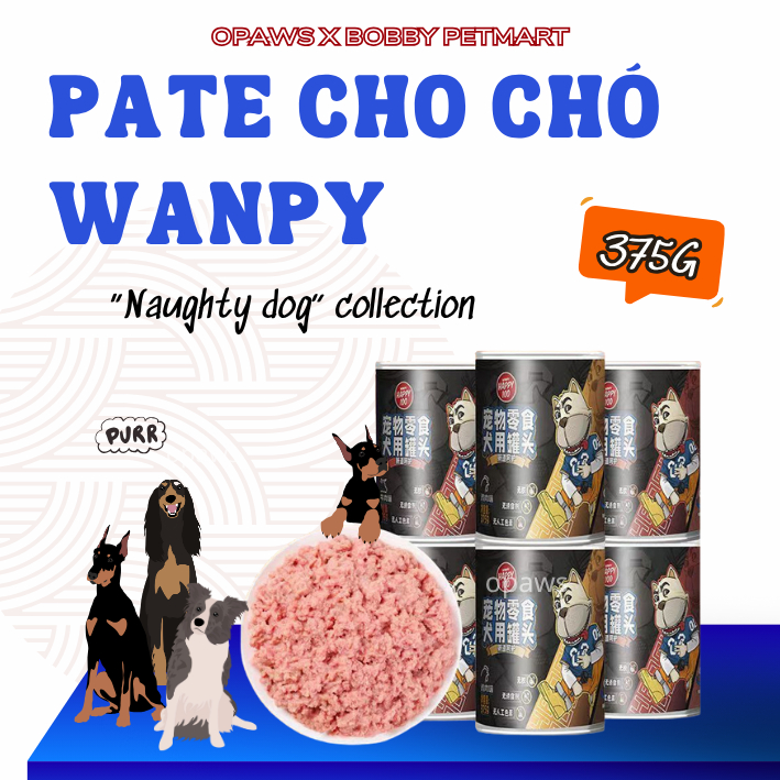 Pate Wanpy cho chó Naughty dog 375g | Shopee Việt Nam