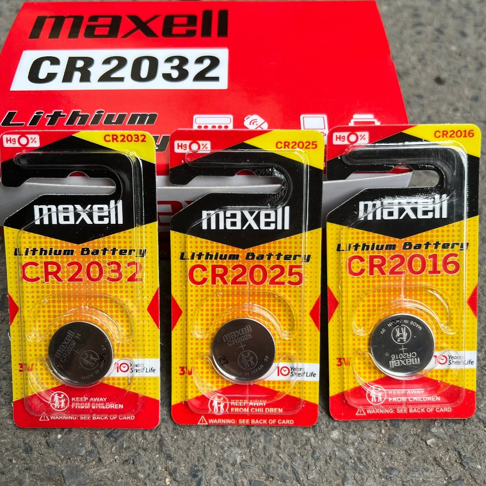 Pin Maxell CR2032 CR2025 CR2016 3V chính hãng, siêu bền , pin remote xe ...