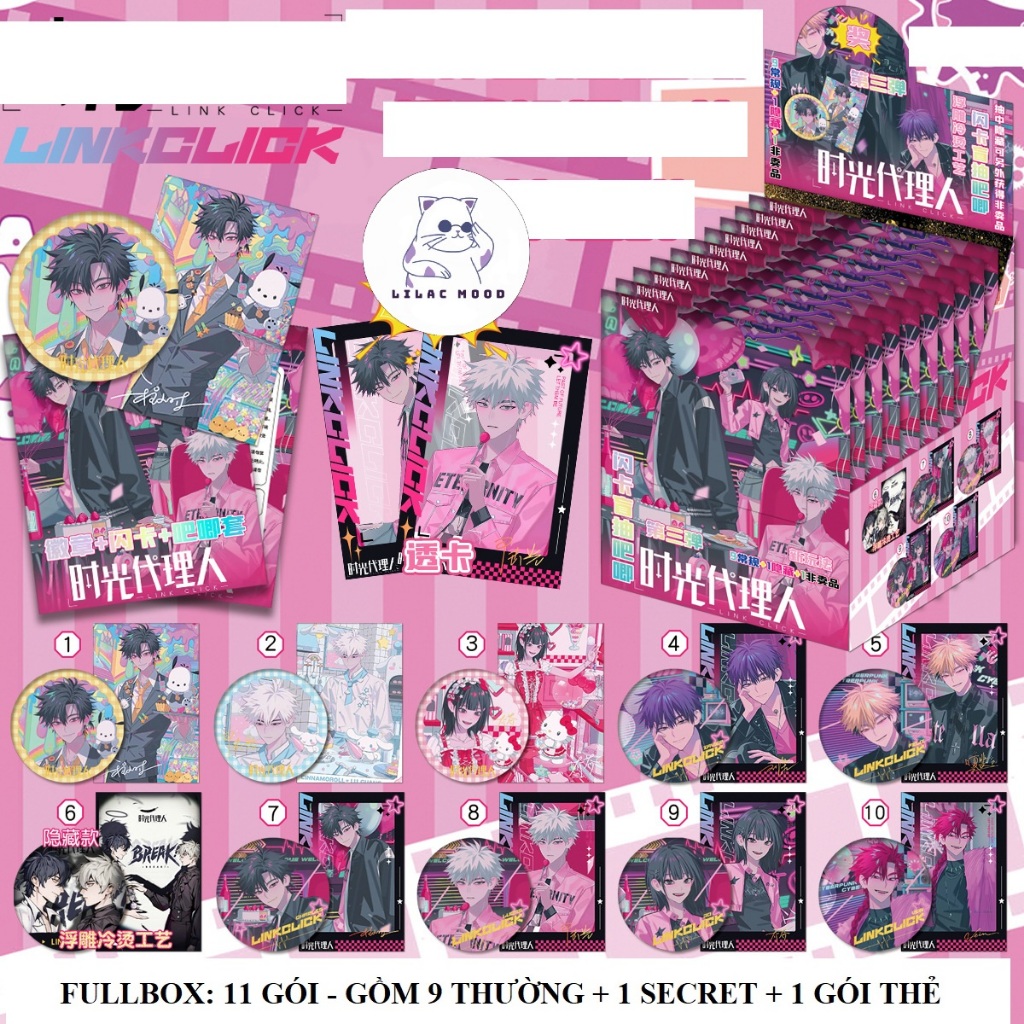(1) [SẴN/NEW] Pack nhân phẩm Link Click season 3 | Combo huy hiệu 75mm ...