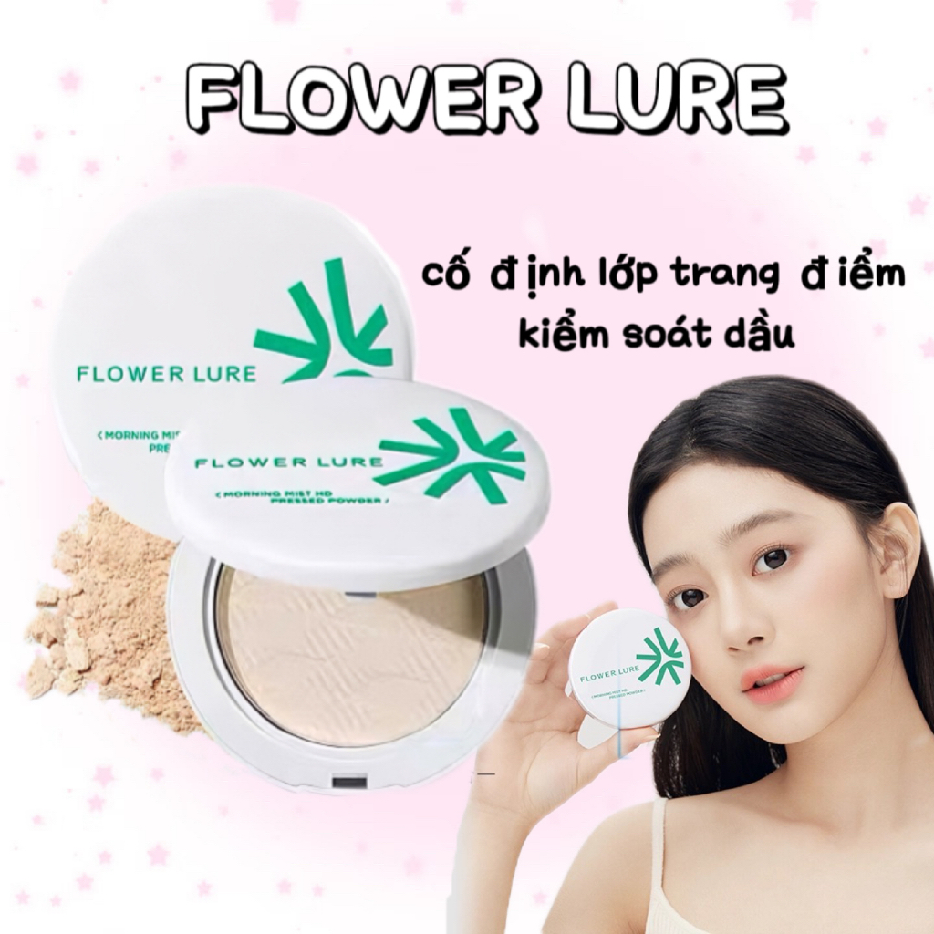 [FLOWER LURE](tặng kèm bông phấn) 7.2g Phấn phủ kiềm dầu Flower Lure ...