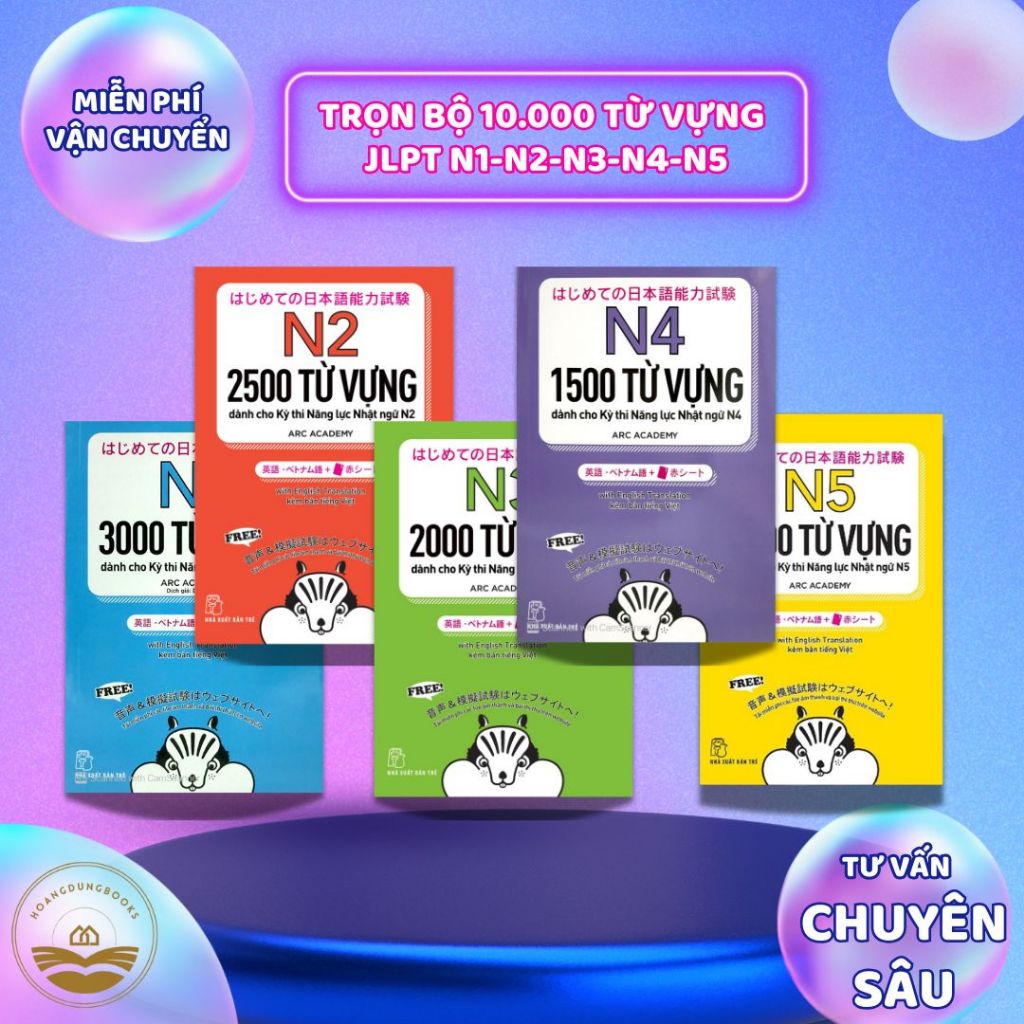 Sách tiếng Nhật - Combo 5 cuốn Hajimete No Nihongo Nouryoku shiken N1 ...