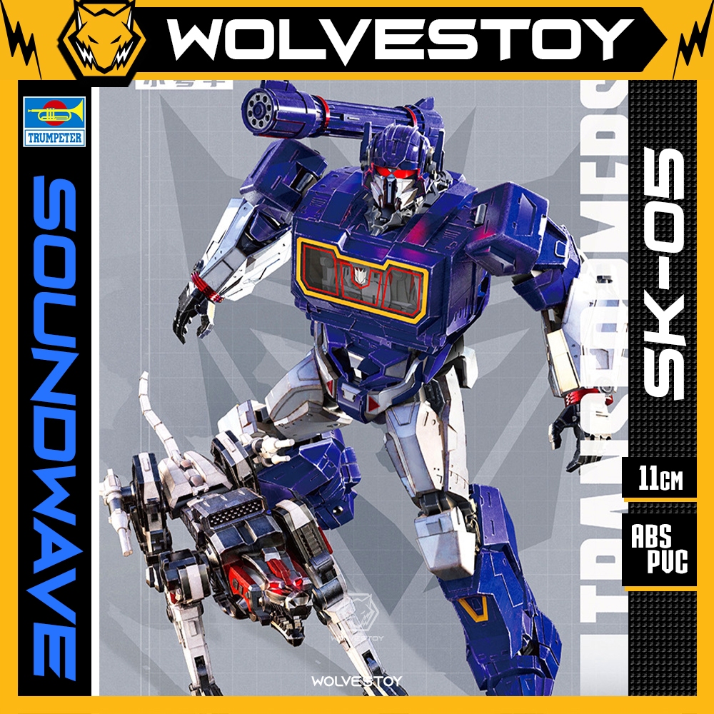 Mô Hình Chính Hãng Trumpeter SK-05 Soundwave Ravage Transformers ...