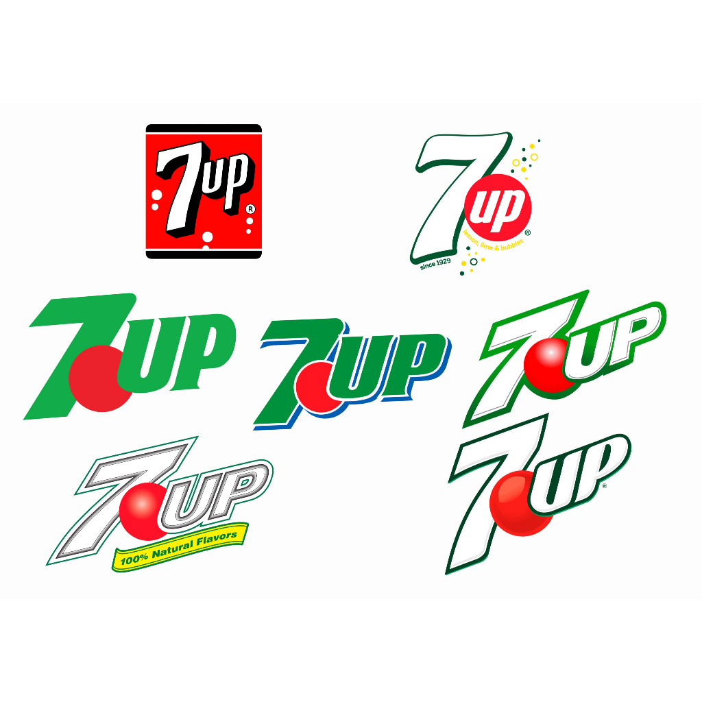 Hình dán sticker logo 7UP, hình dán sticker bóng đá | Shopee Việt Nam