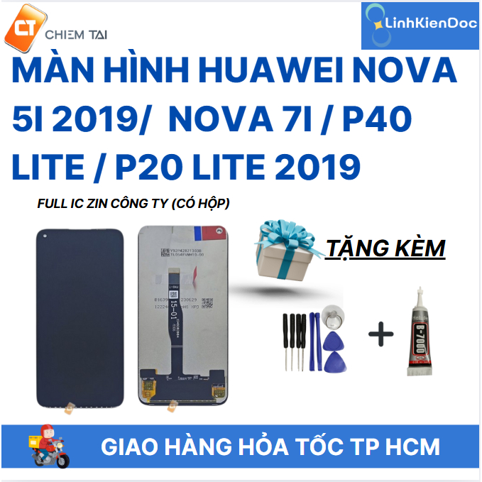 Màn hình Huawei Nova 5i 2019/ Nova 7i / P40 lite / P20 lite 2019 full IC zin công ty (Có hộp ...