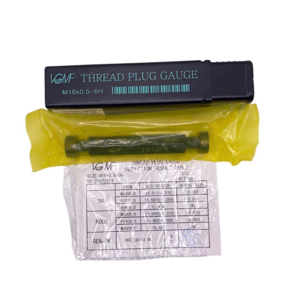 DƯỠNG KIỂM REN TRONG M16-6H (M16x0.5 & M16x0.75 & M16x1 & M16x1.5 ...