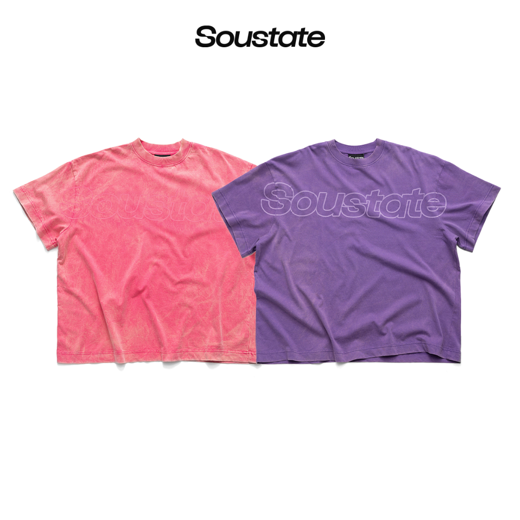 Áo Thun Washed Big Boxy SS Logo (03 Màu) - SOUSTATE Chính Hãng | Shopee ...