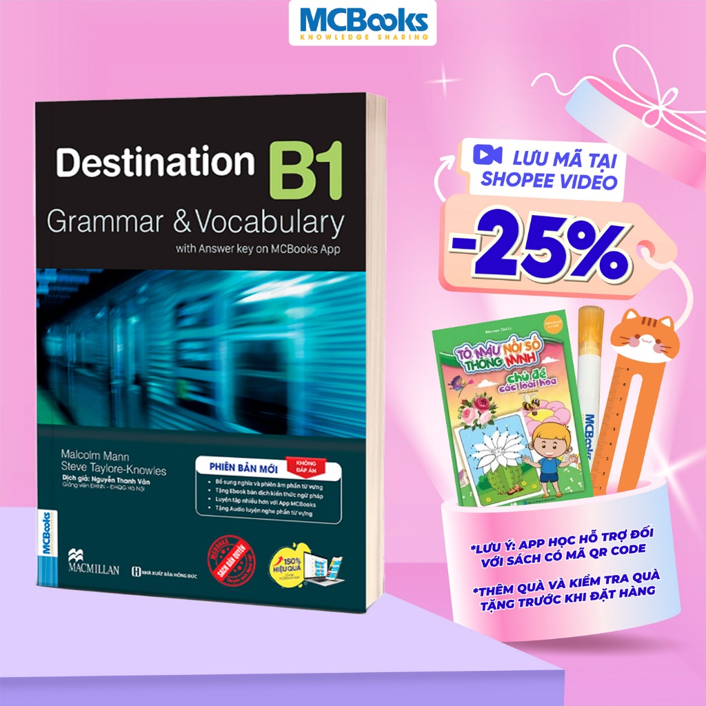 Sách - Destination B1 Grammar and Vocabulary - Đáp án trên app MCbooks ...