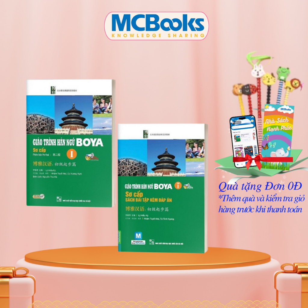 Sách - Combo Giáo Trình Hán Ngữ Boya Sơ Cấp 1 + Sách Bài Tập Kèm đáp án ...