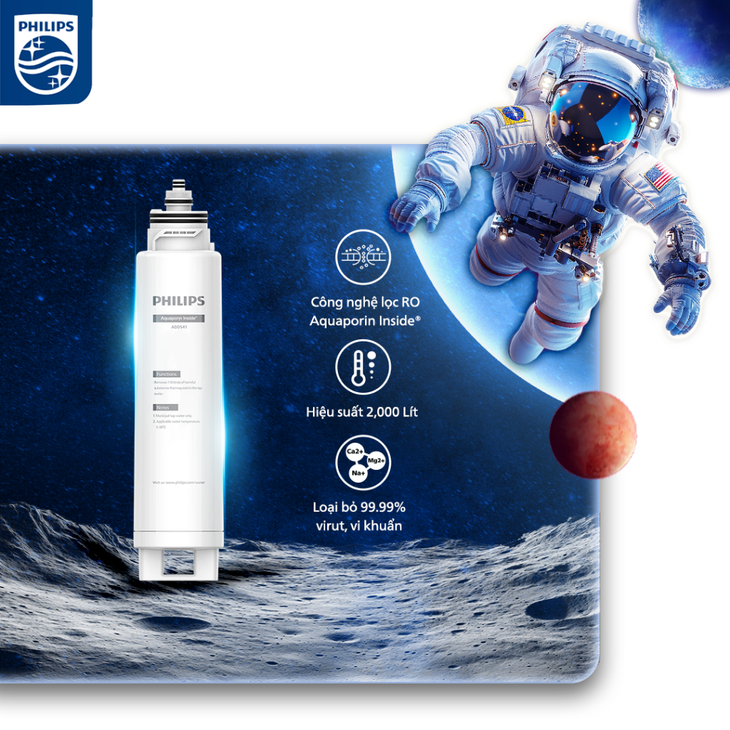Lõi lọc RO Aquaporin Philips ADD541RO/90 dùng cho máy lọc nước ADD6912 ...