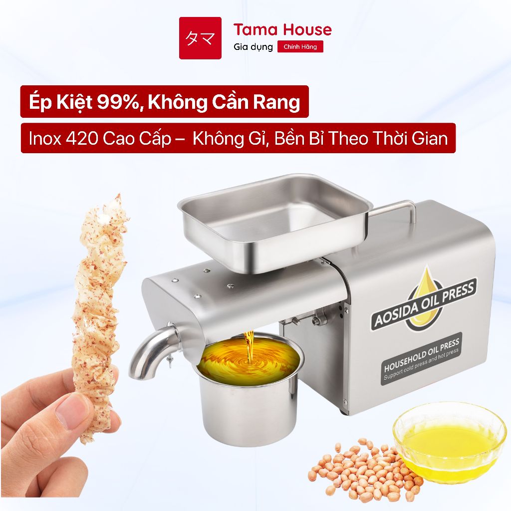Máy Ép Dầu K888 KAW – Ép Kiệt Bã, Không Cần Rang, Có Điều Chỉnh Nhiệt ...