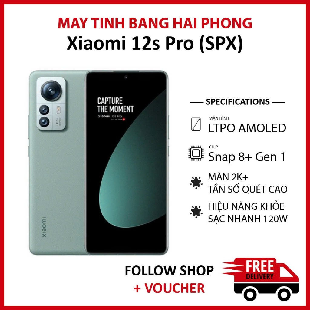 Điện thoại Xiaomi Mi 12S Pro (SPX) RAM 12/256GB chip Snapdragon 8+ Gen ...