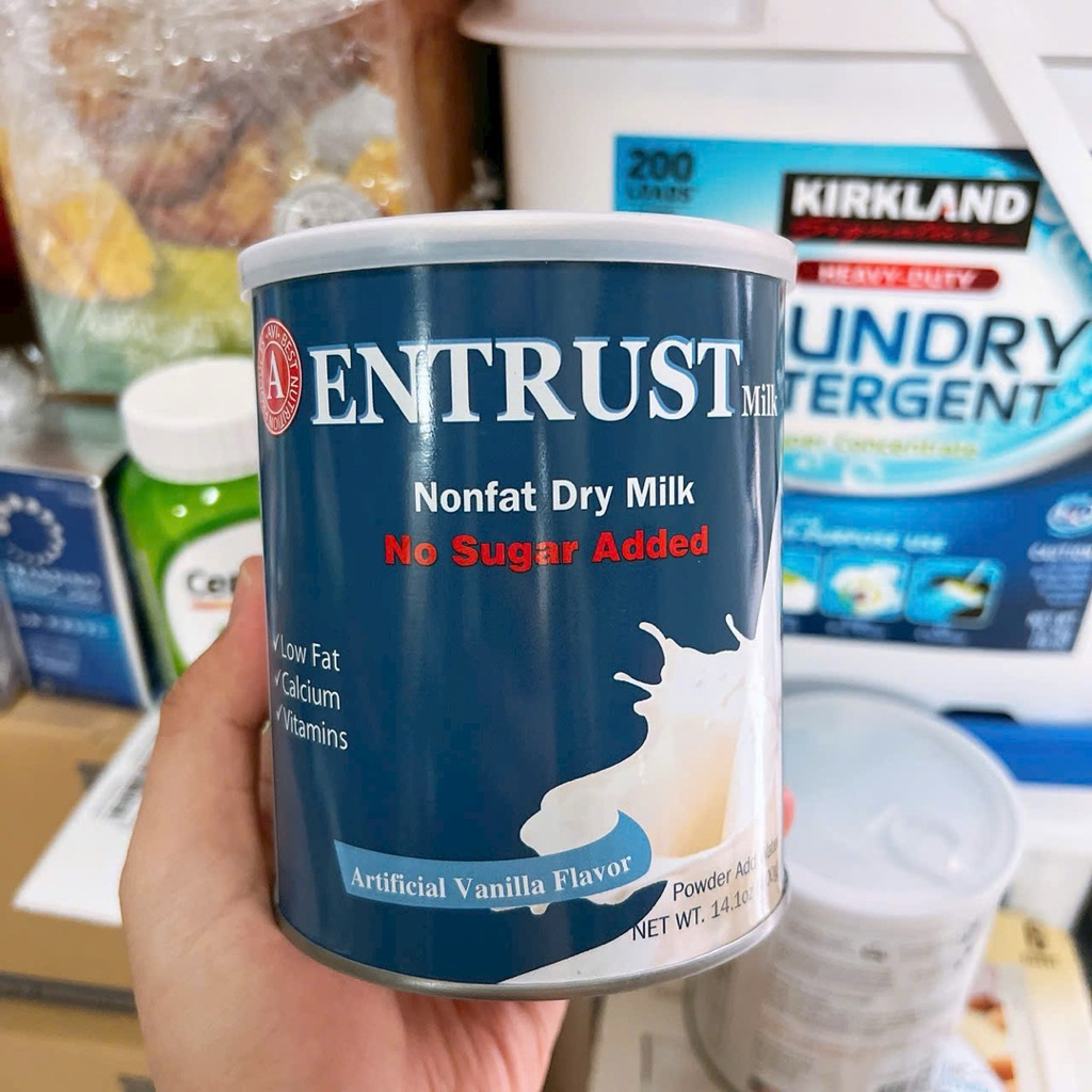 💁🏻‍♂️💁🏻‍♀️ Sữa bột KHÔNG ĐƯỜNG Entrust Nonfat Dry Milk No Sugar Added ...