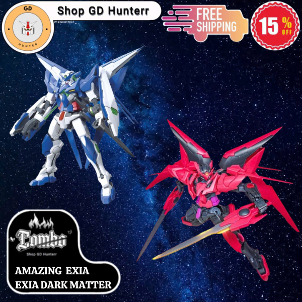COMBO 2 Mô hình lắp ráp Gundam HG 1/144 Amazing Exia & Exia Dark Matter | Shopee Việt Nam