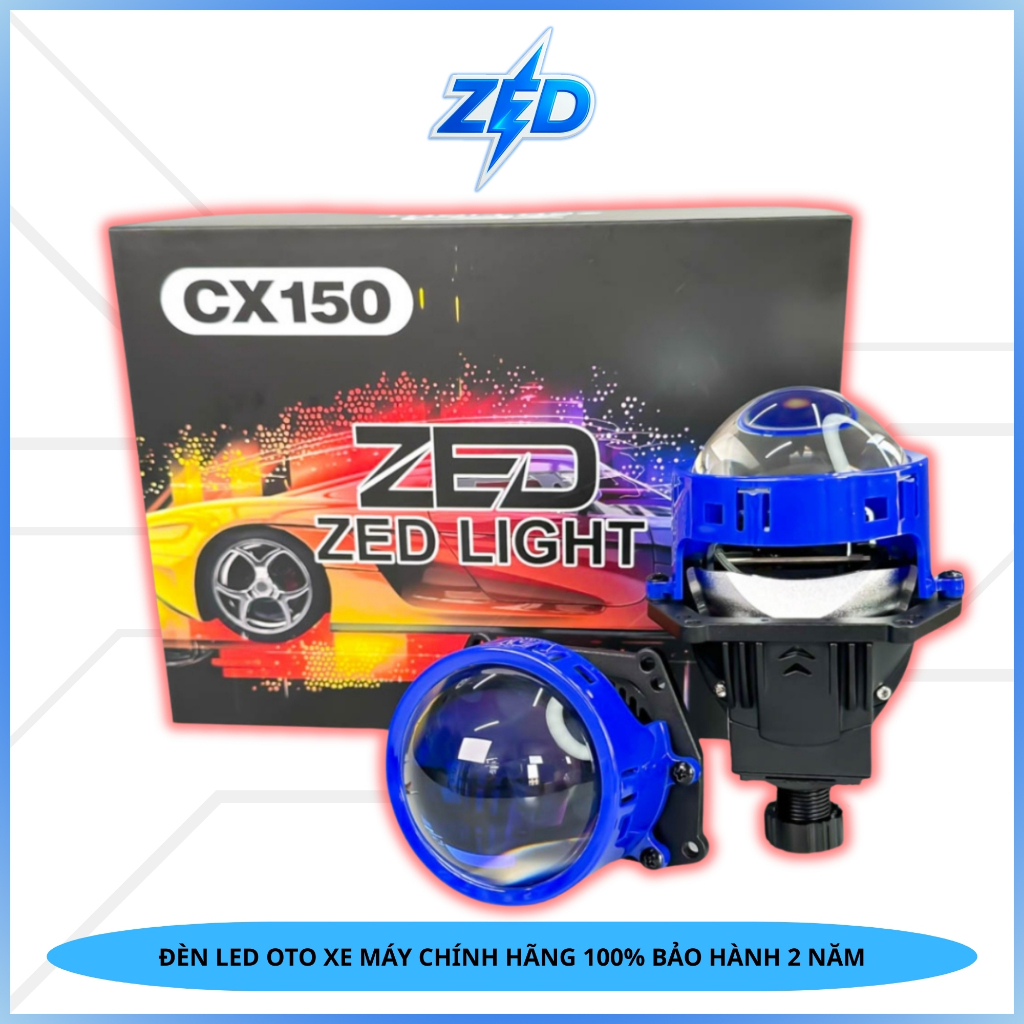 Đèn Bi LED - Bi Cầu LED 3.0 CX150 ZED LIGHT , 75W 12V Chống Chói Ô TÔ ...