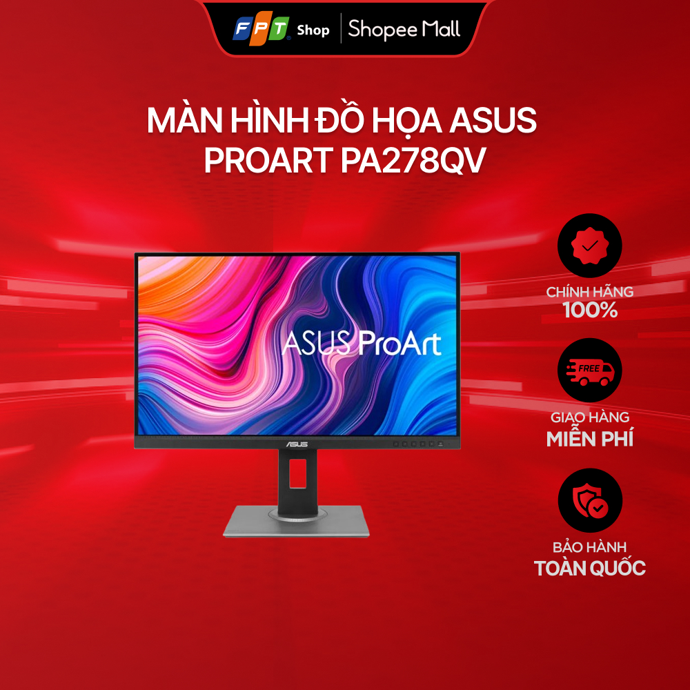Màn hình Đồ họa Asus ProArt PA278QV/27 inch/2K/75Hz/5ms | Shopee Việt Nam