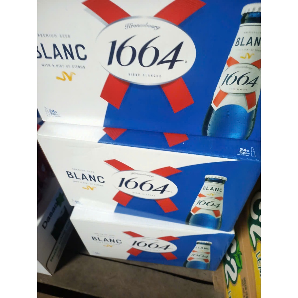 Thùng 24 Chai bia Kronenbourg 1664 Blanc 330ml | Shopee Việt Nam